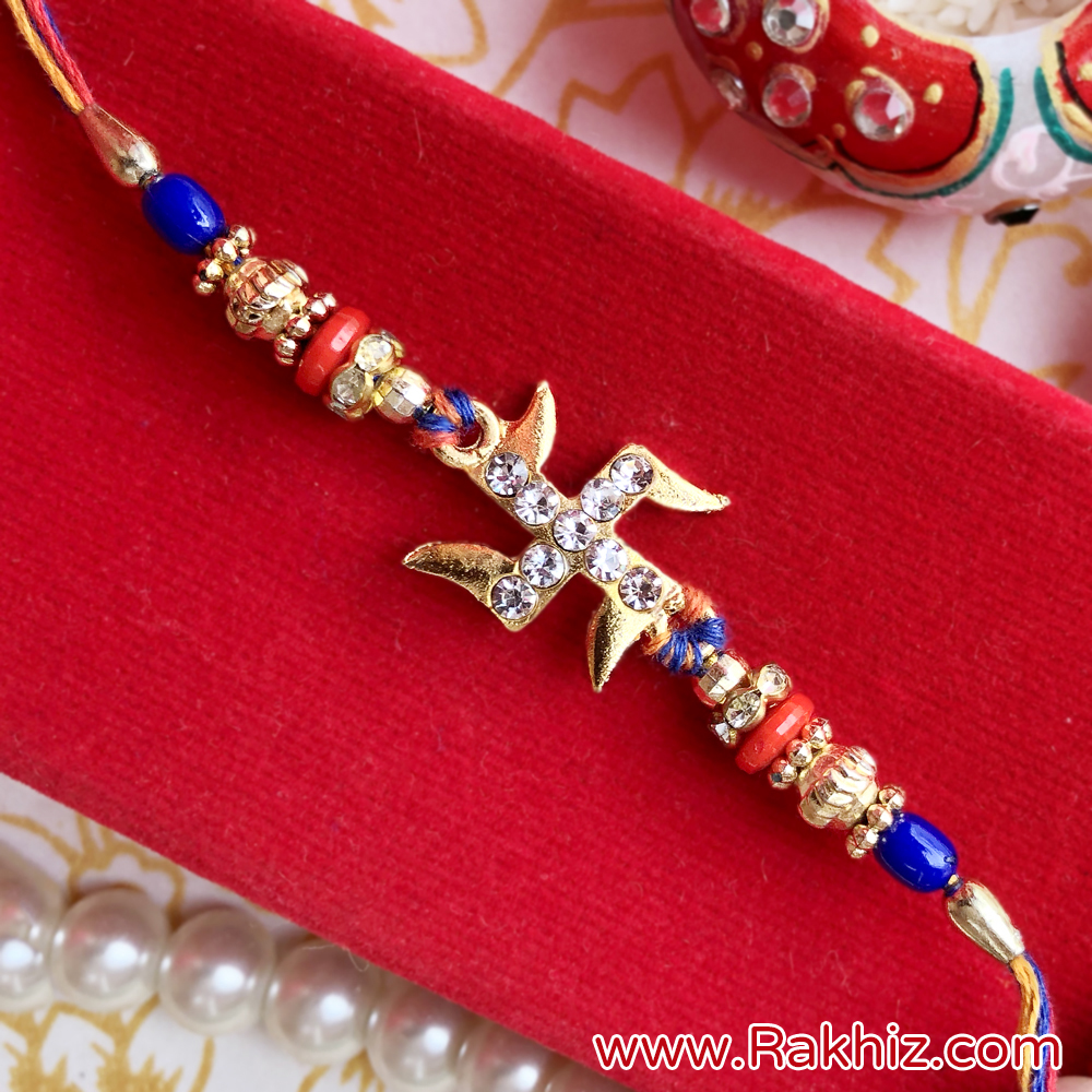 Blessful Swastik Rakhi | Buy Online Auspicious Rakhi