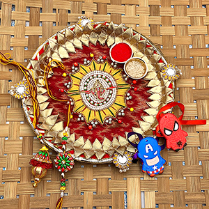 Rakhi Pooja Thali | Designer, Traditional, Fancy Pooja Thali